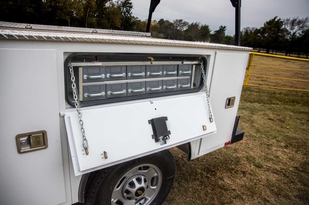 SB Steel Service Body - CM Truck Beds