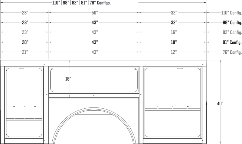 CMG Convertible Service Body - CM Truck Beds