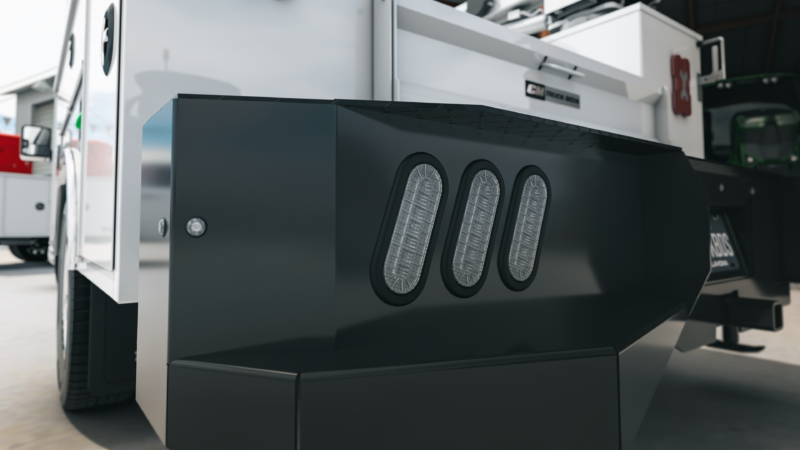 Rear Workbench Tailshelf Bumper - CM Truck Beds