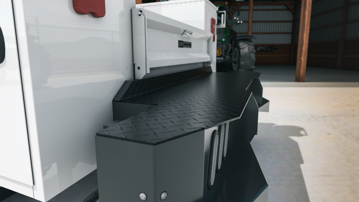 Rear Workbench Tailshelf Bumper - CM Truck Beds